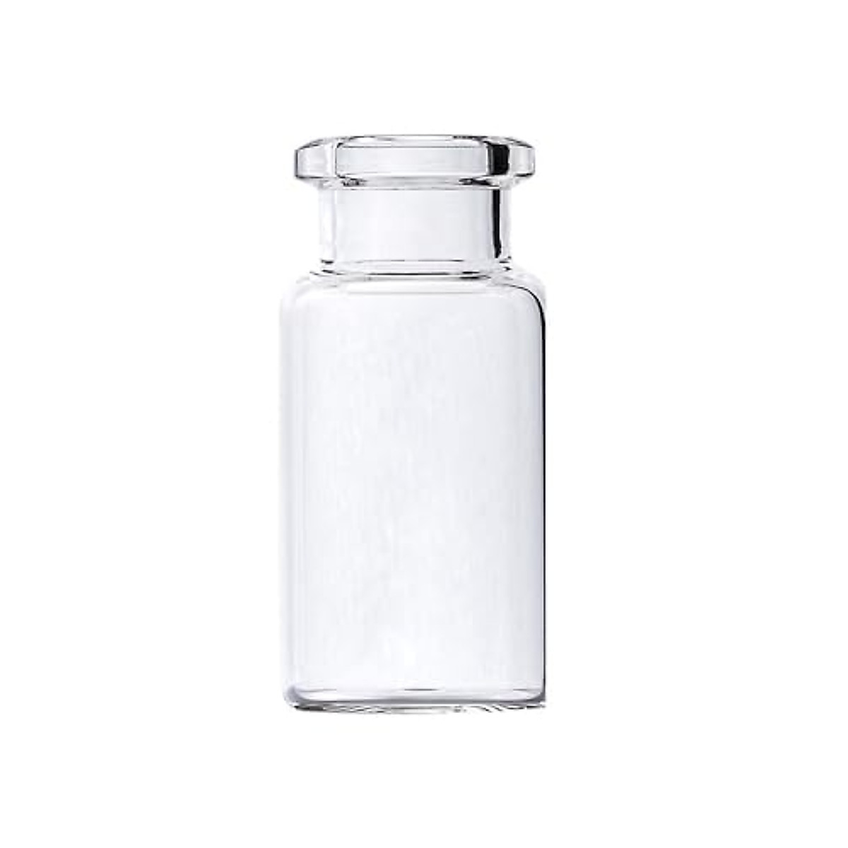 J&K Scientific 10mL Headspace Vial, Clear Glass, 20mm Crimp-top, Flat Bottom (Pack of 100)