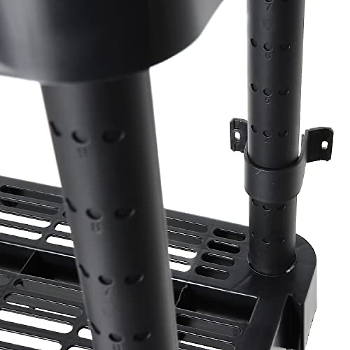 Gracious Living Medium Duty Adjustable Ventilated Storage Shelving Unit, 5 Shelf