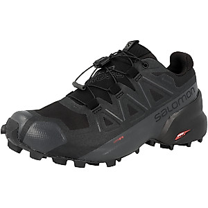 Salomon Speedcross 5 Gore-tex Trail Running Shoes for Women, Black/Black/Phantom, 9