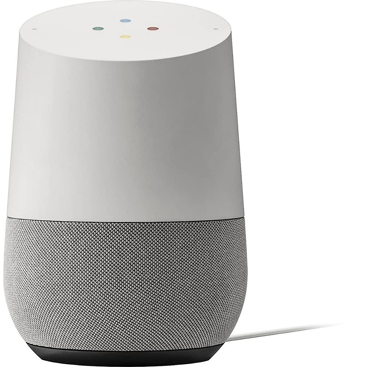 Google Nest Hello White/Slate Speaker and Metallic Base Bundle
