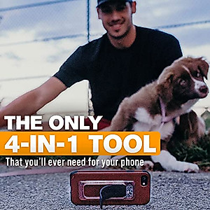 Scooch Wingback Pop Up Phone Grip, Kickstand, and Phone Holder Bundled Wingmount Universal Magnetic Car Mount for Any Phone