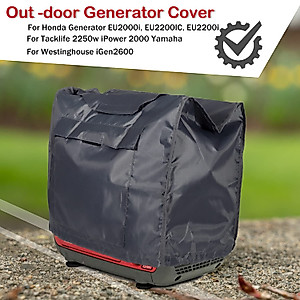 420D Waterproof Generator Cover Universal fits for Honda EU2000i/2200i/Camco Series Inverter Generator, 08P60-ZS9-00S Generators Companion Waterproof Dustproof Sunproof Storage Bag