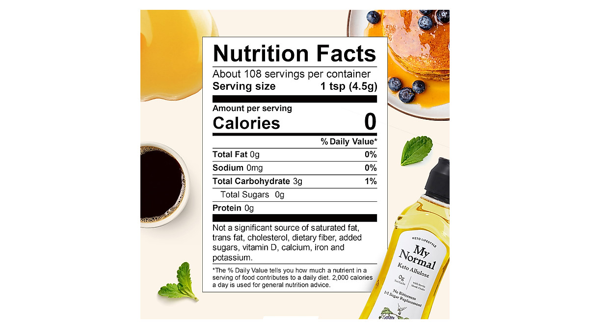 My Normal Keto Allulose - Zero Calorie Sugar Substitute