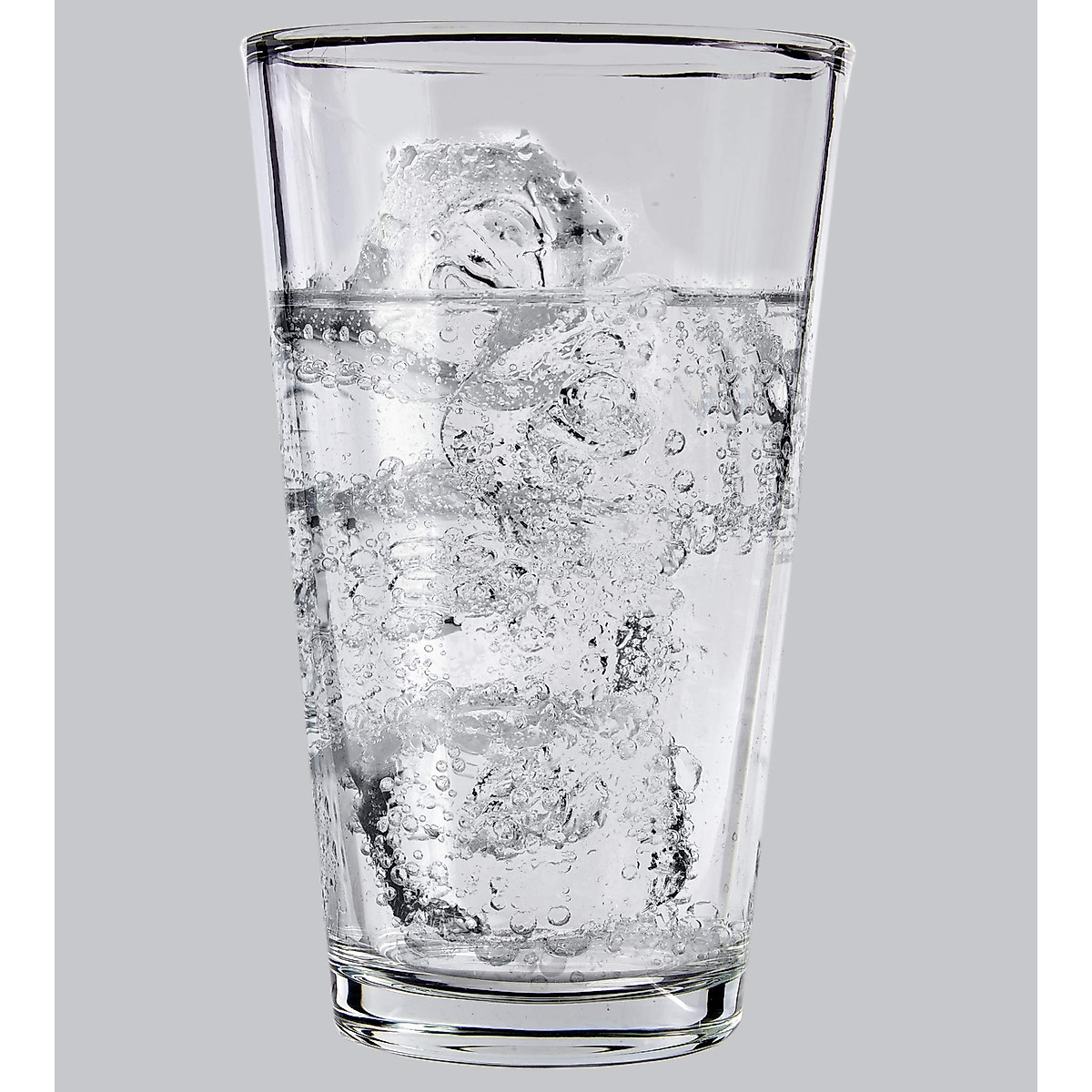 Kitchen Lux Pint Beer Glasses Set of 2 – 16 oz Tall Clear Drinking Glasses and All Purpose Tumblers – Heavy Base Cocktail, Water, Juice Glass – Pub Style Design For Home Dining, Bars, and Parties