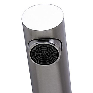 Alfi AB2025 Solid Stainless Steel Pull Out Kitchen Faucet