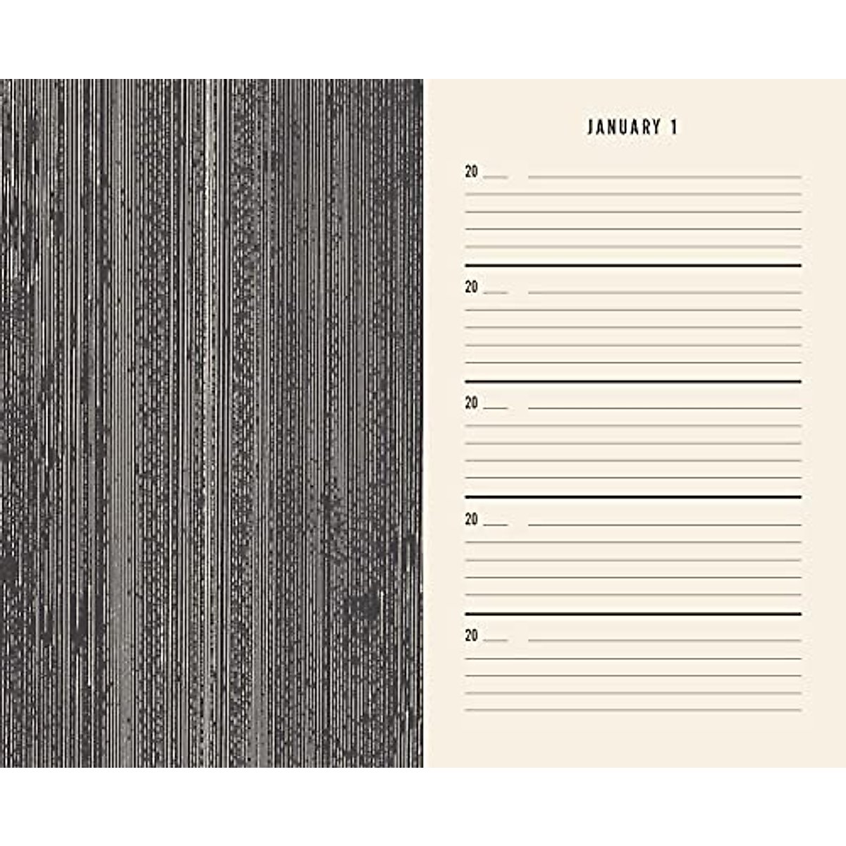 Canvas One Line a Day: A Five-Year Memory Book (Yearly Memory Journal and Diary, Natural Canvas Cover)