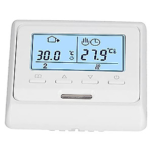 LANTRO JS ME5503 LCD Thermostat,Programmable Thermostat for Floor and Water Heating