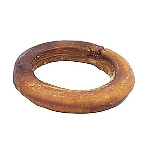 Pawstruck Bully Stick Rings for Dog (10 Pack) Pet Food, Natural Bulk Dog Dental Treats & Healthy Chew, Best Thick Low-Odor Pizzle Stix, Free Range & Grass Fed Beef, 1 Pounds