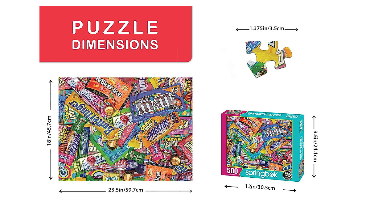 Springbok 500 Piece Jigsaw Puzzle: Sweet Tooth Delight