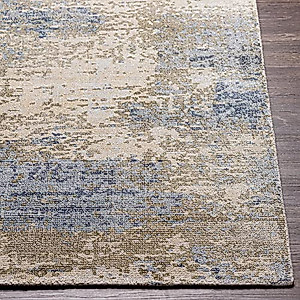 Mark&Day Area Rugs, 8x10 Zethuis Modern Medium Gray Area Rug Gray Blue Cream Carpet for Living Room, Bedroom or Kitchen (8' x 10')