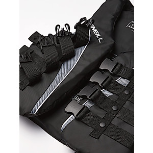 O'Neill Men's Superlite USCG Life Vest,Black/Black/Smoke:White,S