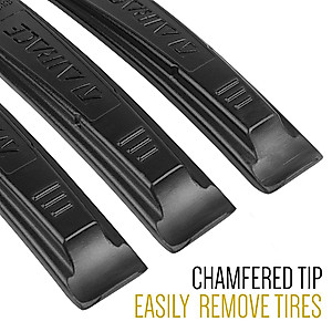 Airace Bike Tire Lever Set - Bicycle Levers to Repair Bike Tubes - Cycling Repair Accessories Tools (3 Count Plastic)