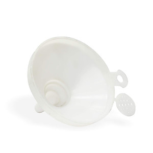 SHOPRYTHM Glass Amber bottle with golden dropper & Funnel (2 Pack, 1.69 Oz each)