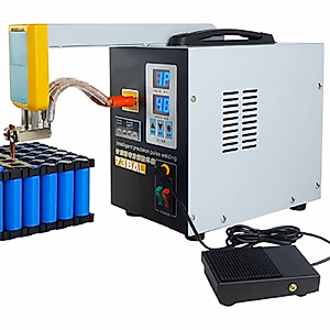 ALSUP 738AL Cordless Spot Welder for 18650 14500 Lithium Battery Pack Building, Removable Telescopic Arm with 3.6 KW Pulse Magnet Battery Spot Welder