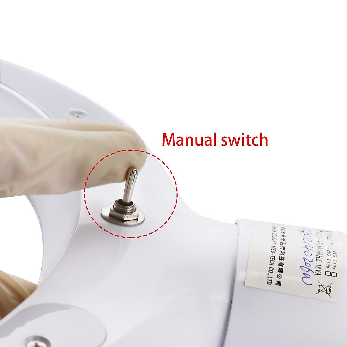 Dental LED Oral Lamp Operating Light Shadowless Lamp for Dental Chair Dentistry Oral Operating Lamp