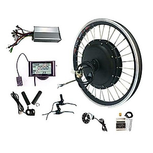 E-Bike 48V 1000W 700c Bike Rear Wheel Conversion Kit, Hub Motor with LCD