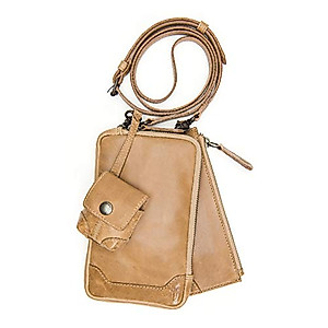 Frye womens Melissa 3-in-1 Crossbody Bag, Beige, One Size US