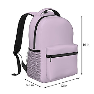 CUKCIC ERICAT 3D Printing Backpack Cute Purple Daily Large Capacity Personalized Backpack
