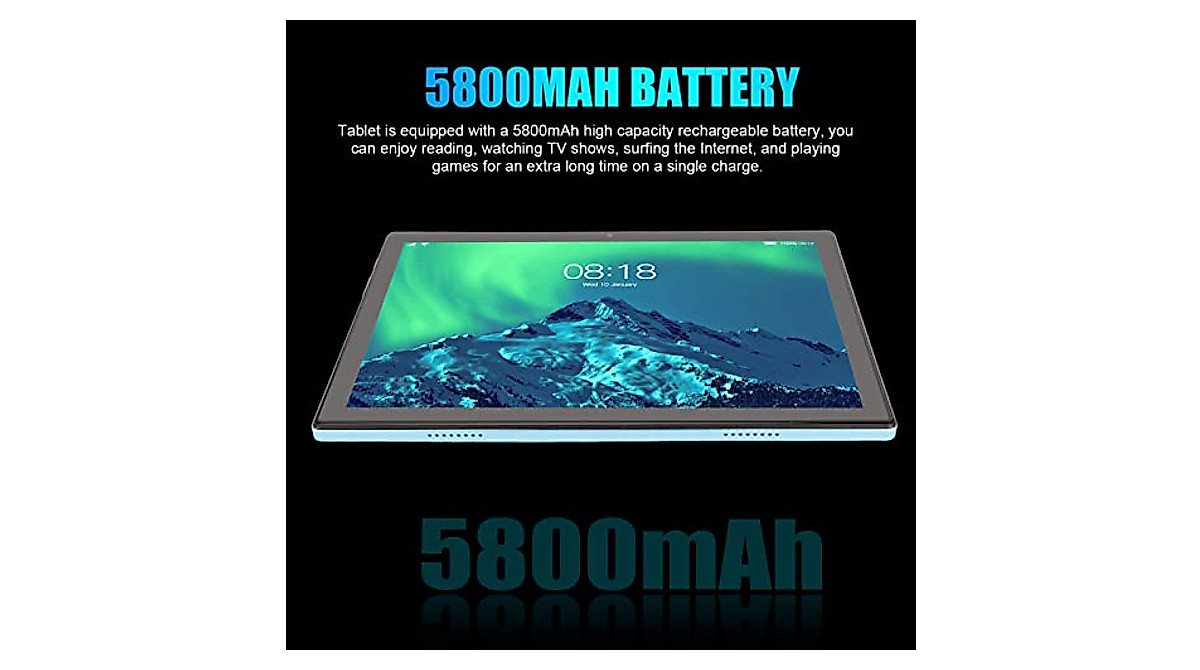 Cuifati Tablet 10.1 Inch, Octa Core CPU 8G RAM, 3200X1440 HD Display ...