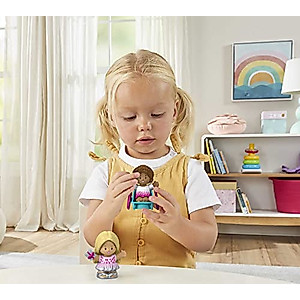 Fisher-Price Little People Barbie Toddler Toys Party Figure Pack, 2 Characters for Pretend Play Ages 18+ Months