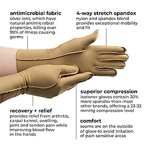 isotoner unisex adult Left Hand Only, Full Finger (One Glove) Cold Weather Gloves, Camel, X-Large US