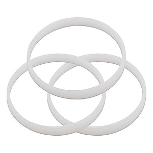 (6 PCS) Ninja Blender Rubber Gaskets Fit for Model BL480 BL680 BL910 CT680 BL455, BL455-30, BL580, 1000W White Replace for Nutri Blender