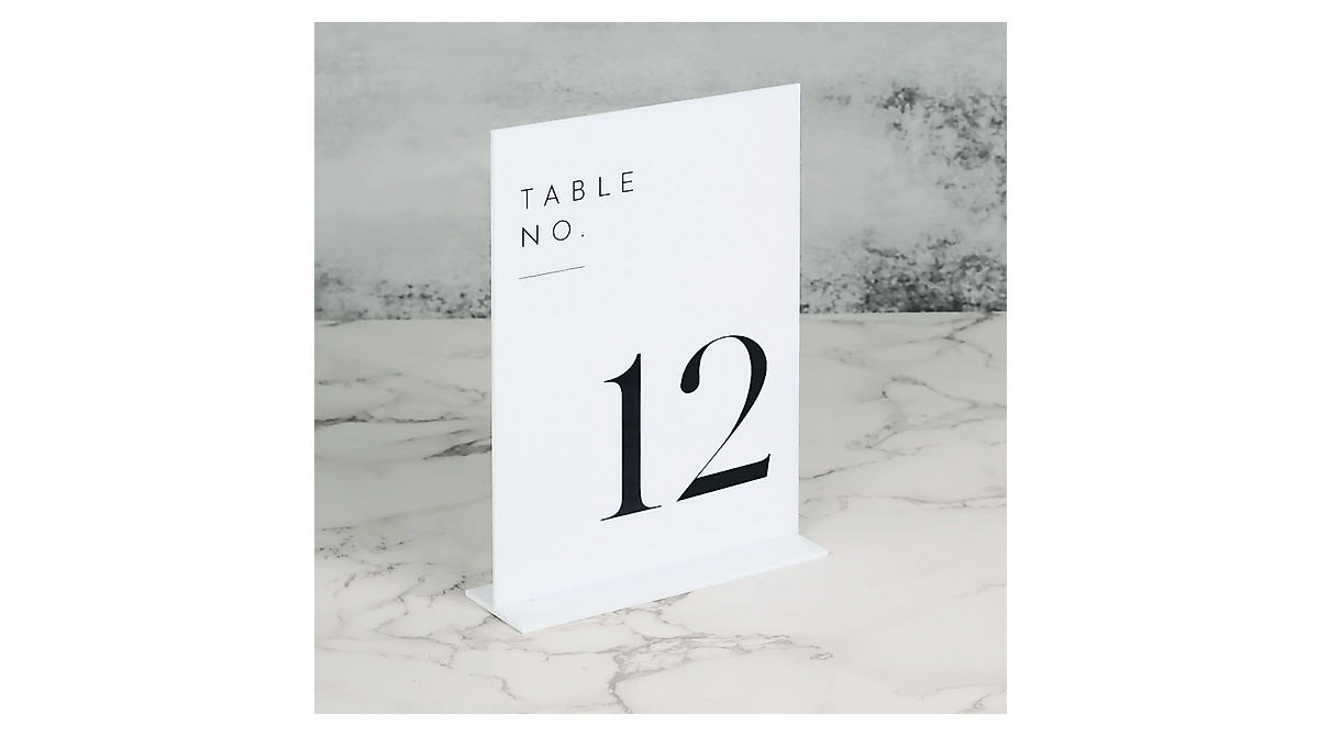 JINMURY Acrylic Wedding Table Numbers (1-15) for Events