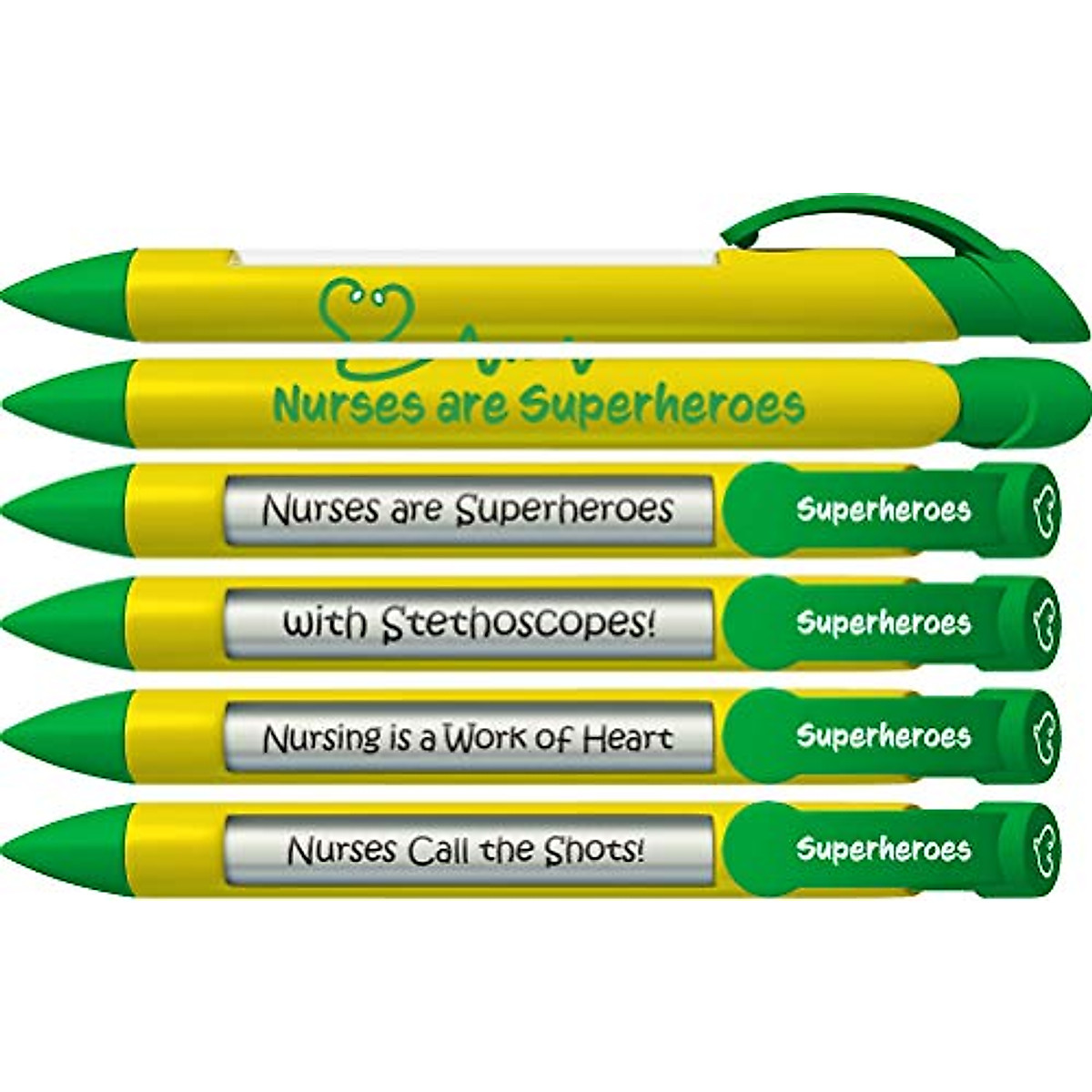 Greeting Pen Nurse Appreciation Ballpoint Retractable Pen (9019)