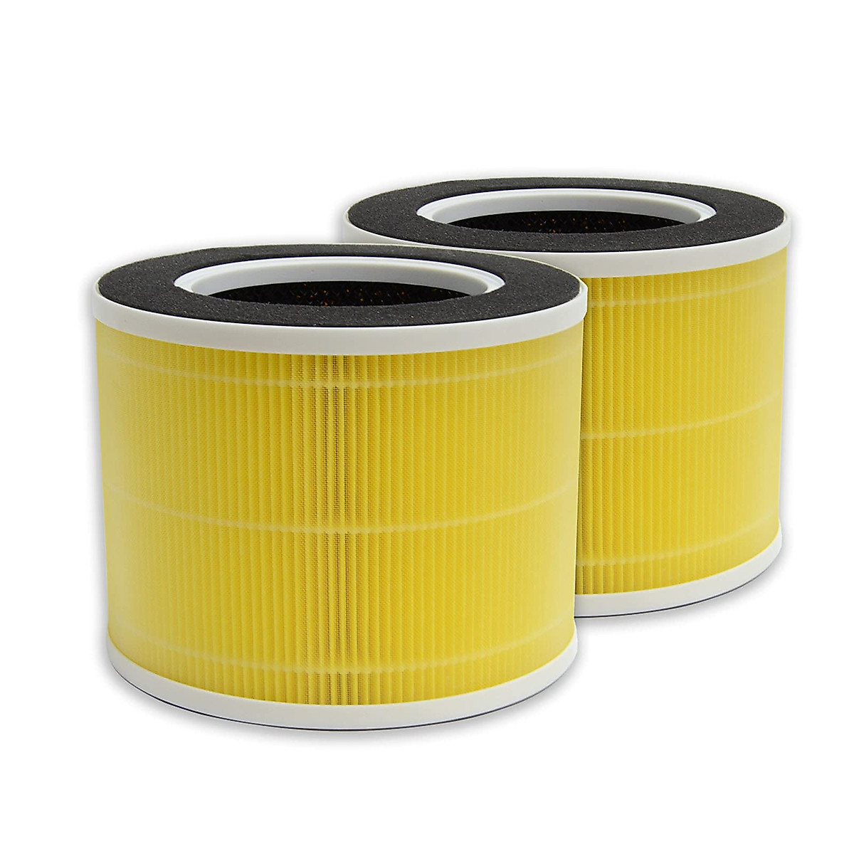 PUREBURG RP-AP088 Replacement Filters Compatible with RENPHO RP-AP088-F1 Fits RP-AP088W RP-AP088B Air Purifiers,2-Pack H13 HEPA Activated Carbon 2-in-1