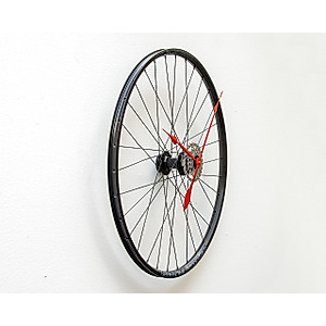 Bike Wheel Clock, Large, Wall, Cyclist, Unique, Steampunk, Decor, Bicycle, spoke, time, gear, cycle, recycle, upcycle, repurpose, reuse,