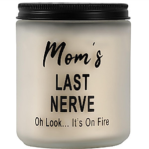 SEVEN LUCKY LIGHT Sandalwood Candles Gifts for Husband Boyfriend 48 hrs Clean Burning Soy Candles 7 Oz White Jar Candle