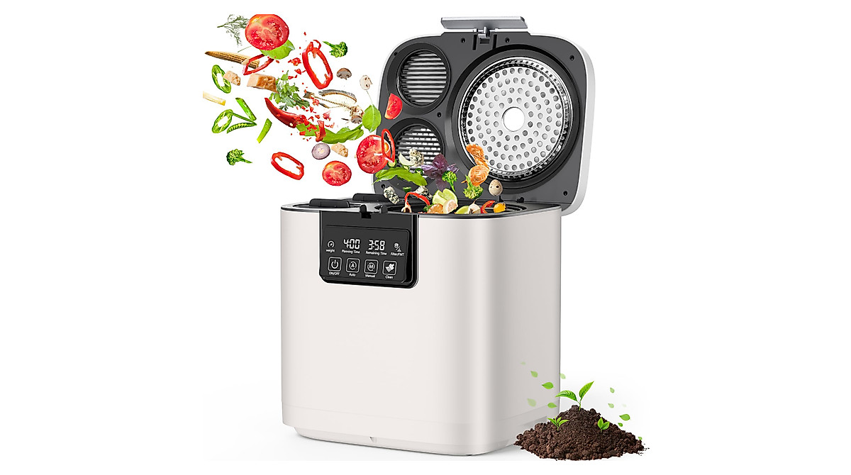 Smart Electric Kitchen Composter - 4L Odorless Bin
