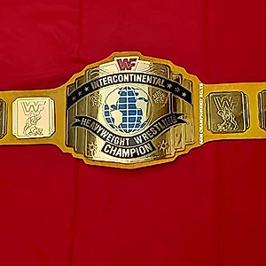 Intercontinental Championship Belt Yellow Leather Belt