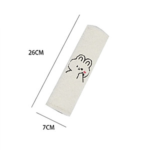 Car Seat Belt Pad,MoreChioce Universal Seat Belt Shoulder Strap Cover Comfortable Seatbelt Protector Pad with Sweet Pattern for Car and Backpack,Rabbit#B