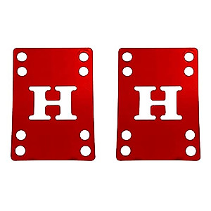 Dime Bag Hardware Skateboard 2 RED Riser Pads 1/8 in Skateboards