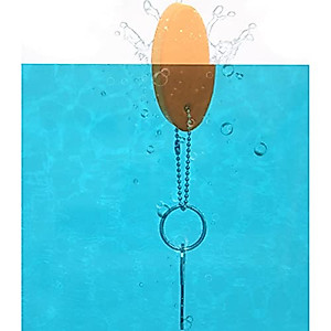 Cornucopia Orange Foam Floating Key Chain Key Floats (2 pack); Great Keychain for Boating,Fishing, Sailing and Outdoor Sports