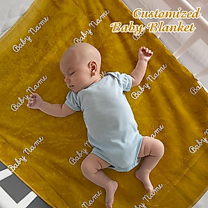 Custom Blanket, Personalized Baby Blanket, Kids Blanket, Blanket for Toddler Bed - Soft Blanket - Baby Items, Baby Blankets for Girls and Boys - Baby Boy and Baby Girl Gifts (Design 3, 30" x 40")
