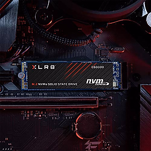 PNY XLR8 CS3030 250GB M.2 PCIe NVMe Gen3 x4 Internal Solid State Drive (SSD), Read up to 3,500 - M280CS3030-250-RB