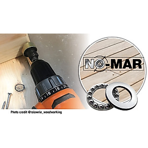 Amana Tool AMS-628 6-Pc Carbide Tipped Countersink with Adjustable Depth Stop and No-Thrust No Marring Ball Bearing Set with Quick Release Shank and Replacement HSS Drills