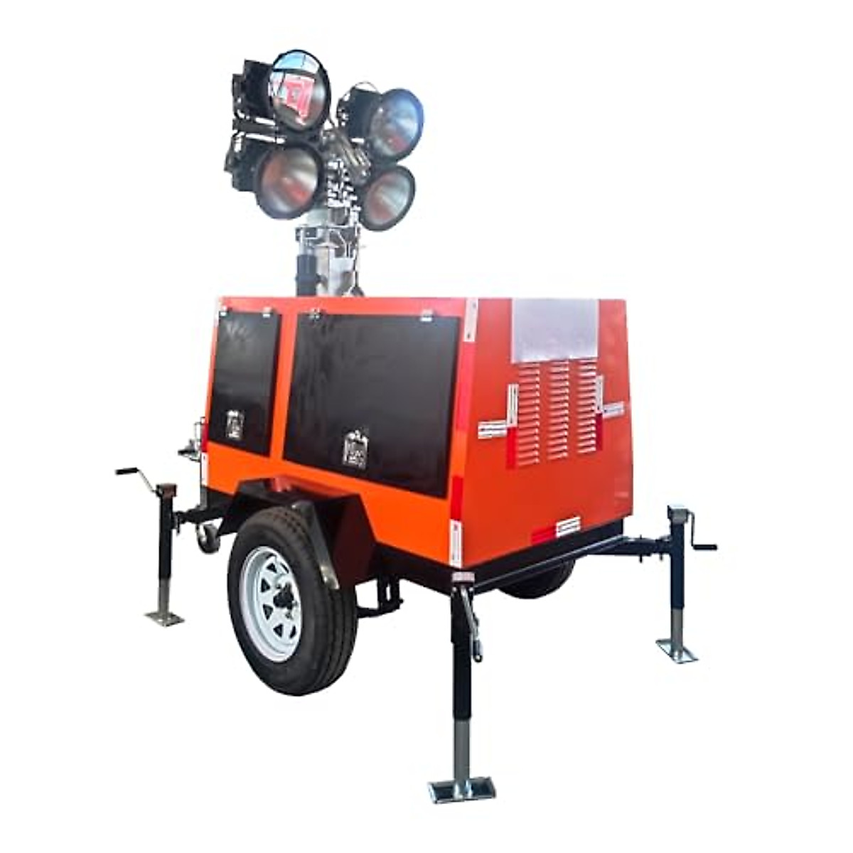 4 * 1000w Led Lamp Automatic Rising-Lowering Mobile Light Tower