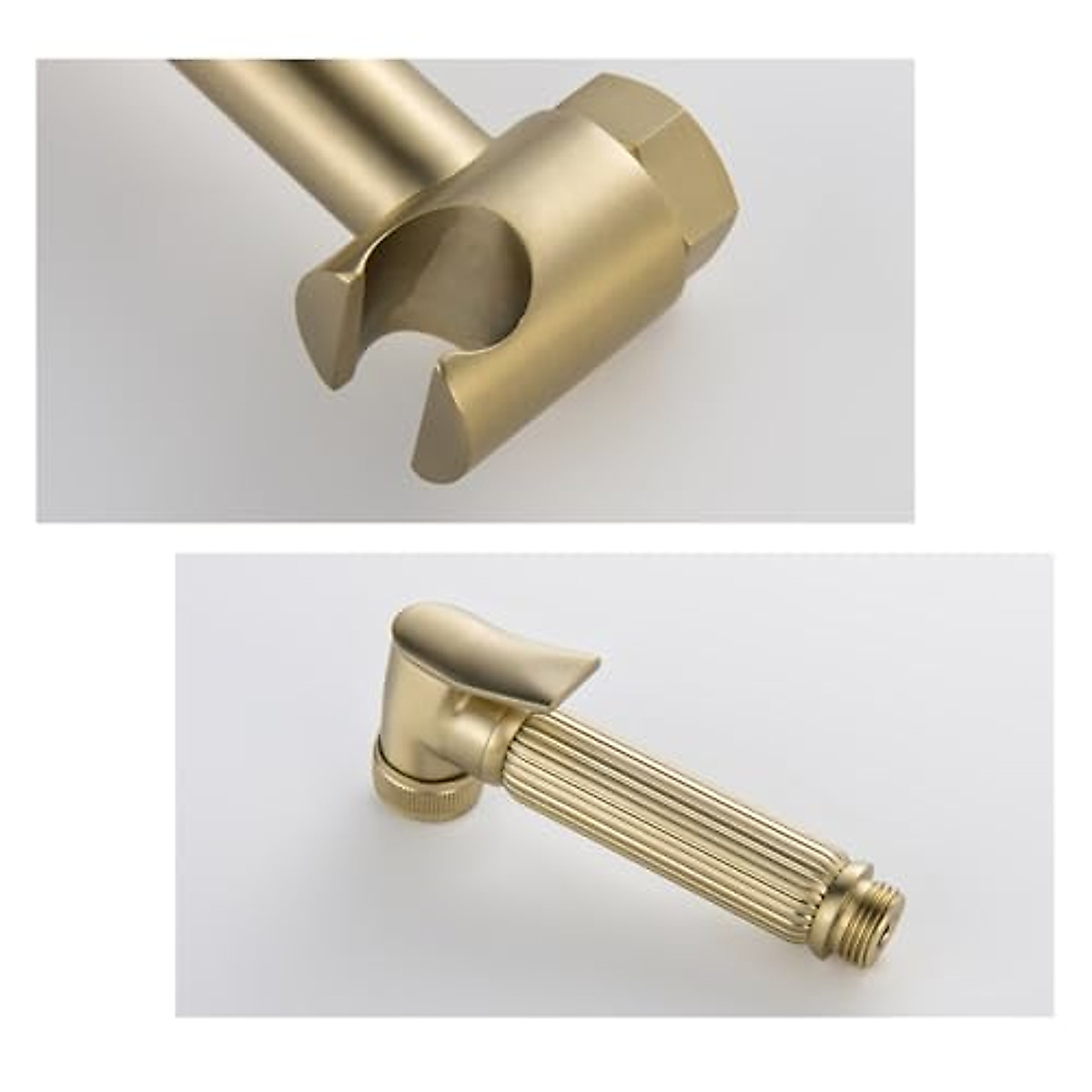 SWHC Handheld Bidet Sprayer for Toilet, Jet Spray for Toilet, Baby Cloth Diaper Sprayer with Hot and Cold Mixing Valve, Hand Held Bidet Toilet Faucet, Muslim Shower, Toilet Bidet Sprayer