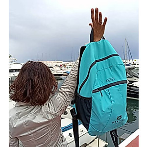 VIEM Reflective Backpack for Men and Women, Sport and Casual for Everyday Use, Travel Backpack, Foldable, Motorcycle Safety