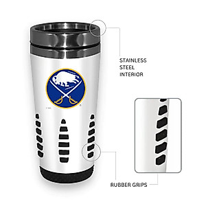 Buffalo Sabres Travel Mug - 16 oz White Huntsville