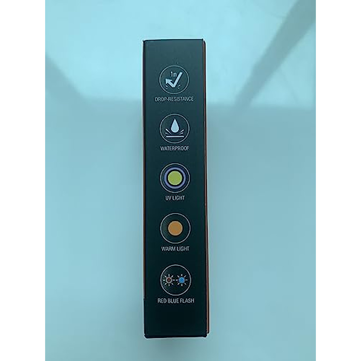 BORUIT V3 Small Powerful EDC Flashlight with Red UV Blue Light -Super Bright 900LM Rechargeable Mini Pocket LED Keychain Flash Light - 10 Mode, USB-C, IP65 Waterproof, Magnet, White