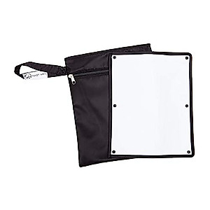 Sarah Wells Pumparoo Wet/Dry Bag for Breast Pump Parts (Black)