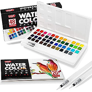 Watercolor Palettes 48 pack