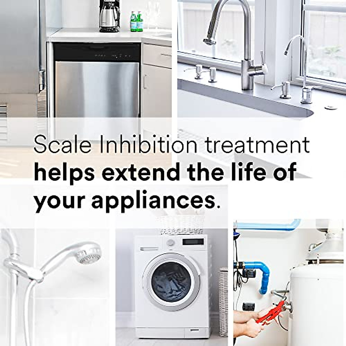 Aqua-Pure Whole House Scale Inhibition Inline Replacement Water Cartridge AP431, For Aqua-Pure System AP430SS, Helps Prevent Scale Buildup On Hot Water Heaters, Boilers, Plumbing Pipes and Fixtures