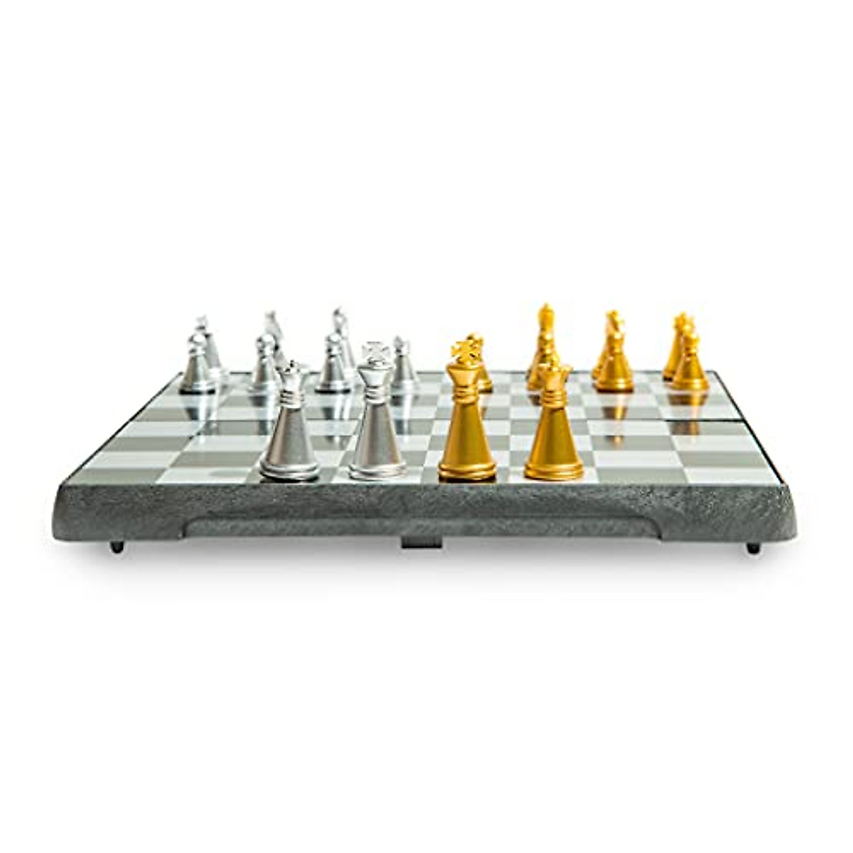 Travel Magnetic Chess Mini Set (6.3 inches)-Compact, Foldable, Educational Board Game