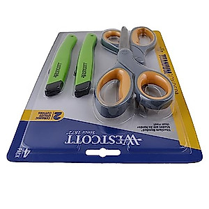 Westcott 8" Titanium Bonded Scissor Ceramic Cutter 4pk (17994)