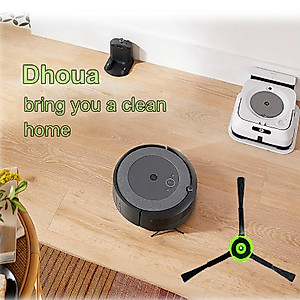 Dhoua 10 Packs Replacement Side Brushes Compatible with iRobot Roomba e, i, & j Series E5, E6, i1, i1+, i3, i3+, i4, i4+, i6, i6+, i7, i7+, i8, i8+, j7, j7+ Plus, Combo j7+，Robot Vacuums